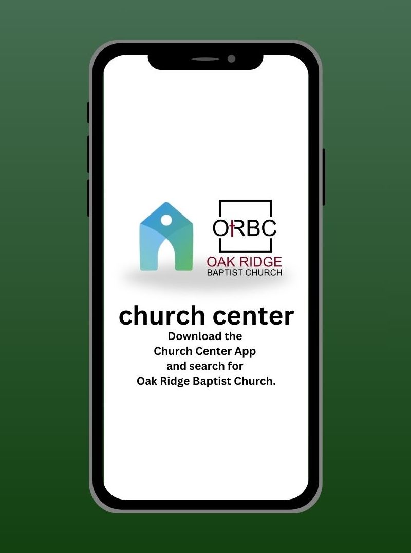 App - Oak Ridge Baptist Church